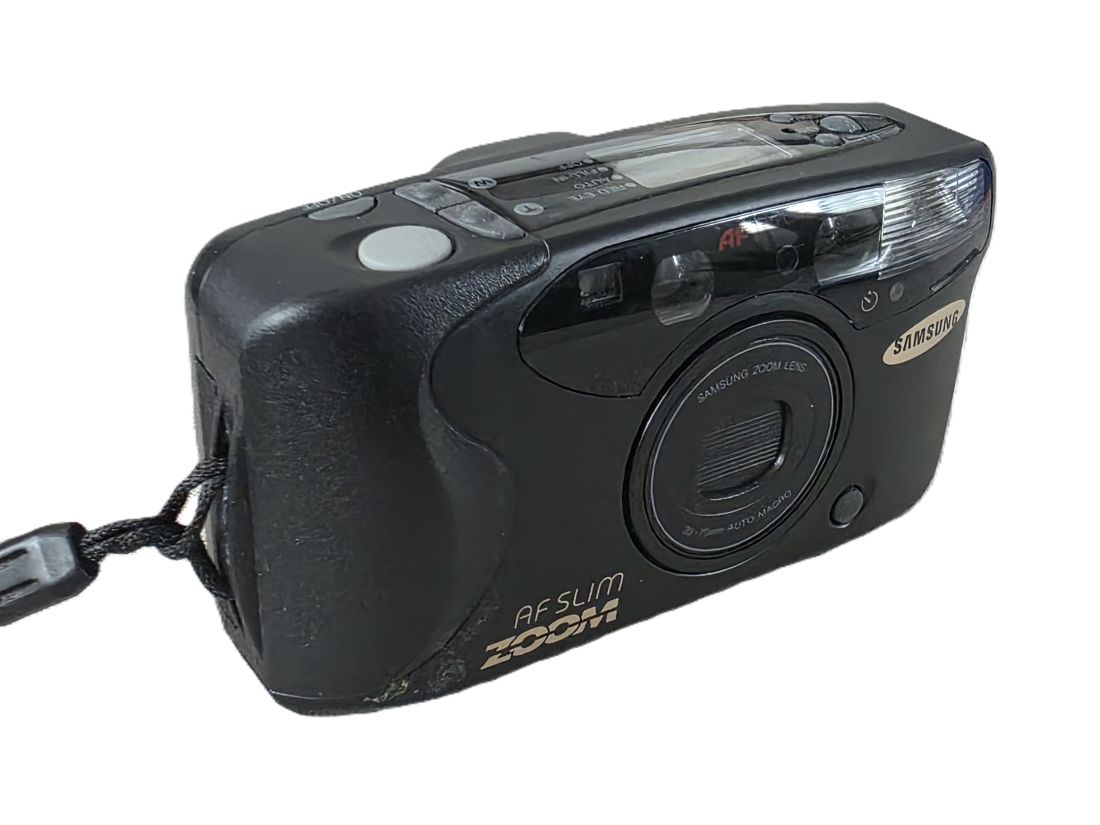 Samsung AF Slim Zoom Quartz Date 35mm Compact Autofocus Point-&-Shoot ...